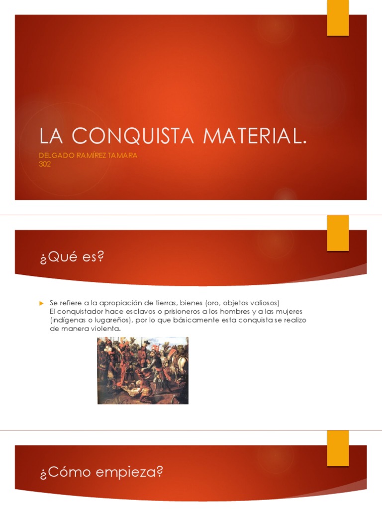 La Conquista Material | PDF | Hernán Cortés | Conflictos del segundo ...