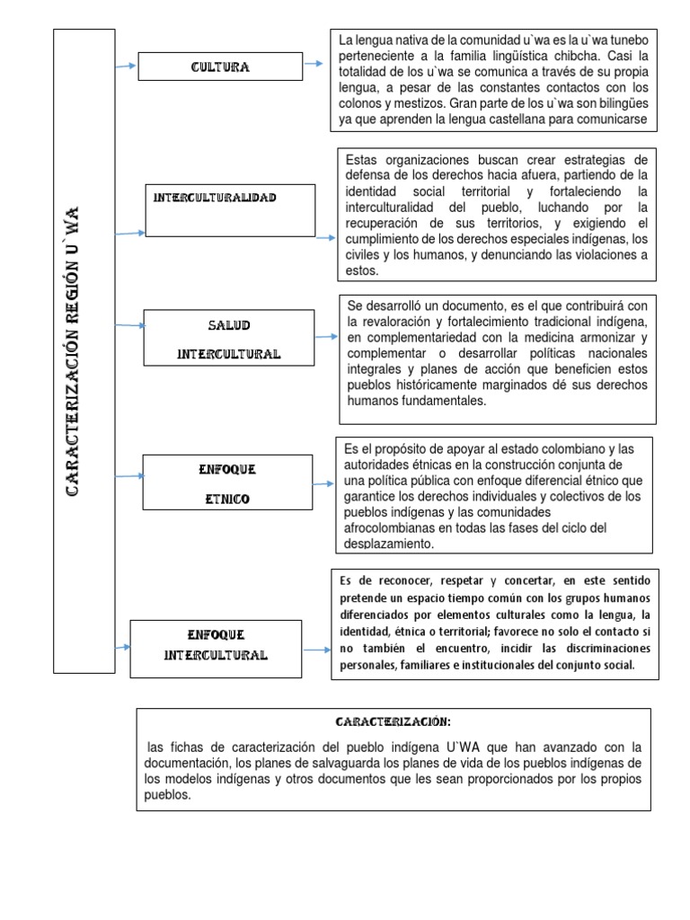 Mapa Conceptual Caracterizacin | PDF | Interculturalidad | Idiomas