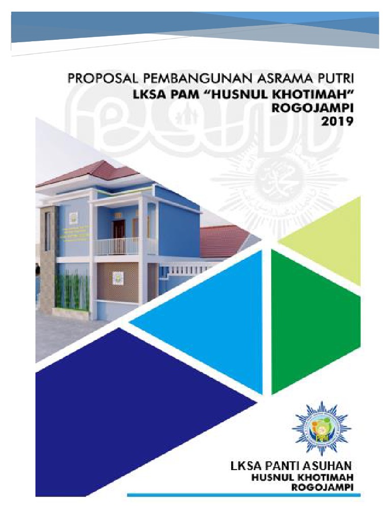 Proposal Pembangunan Asrama Panti Asuhan Husnul Khotimah | PDF