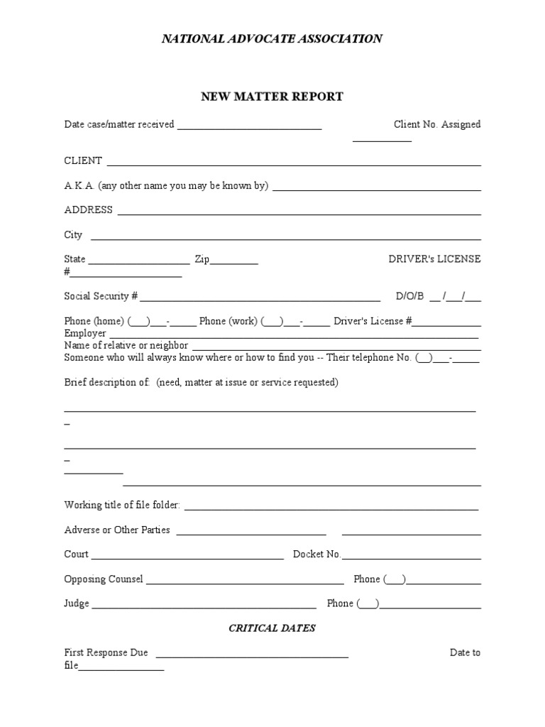 New Matter Report 096109 | PDF | Career & Growth | Business