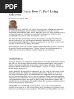 Family History Questionnaire Guide | PDF | Grandparent | Genealogy