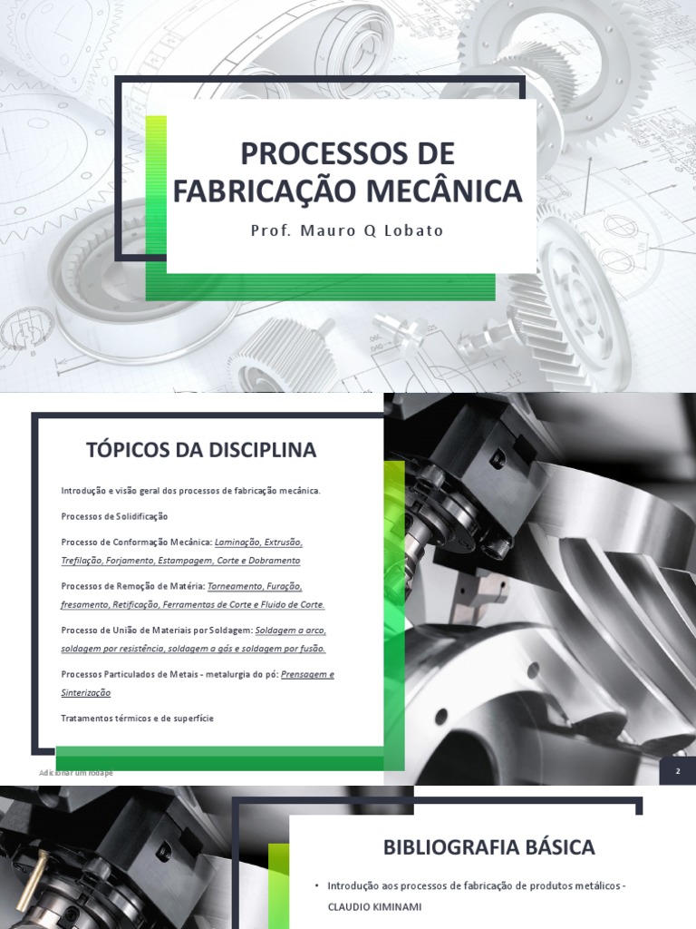 Processos de fabricação mecânica | PDF | Liga | Fundição (metalurgia)