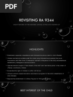 RA 9344 Summary | PDF | Juvenile Delinquency | Juvenile Court