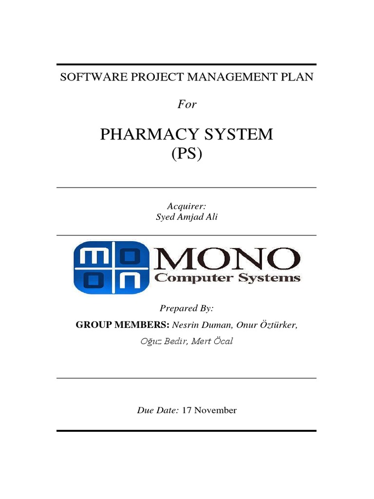SPMP | PDF | Project Management | Software Engineering