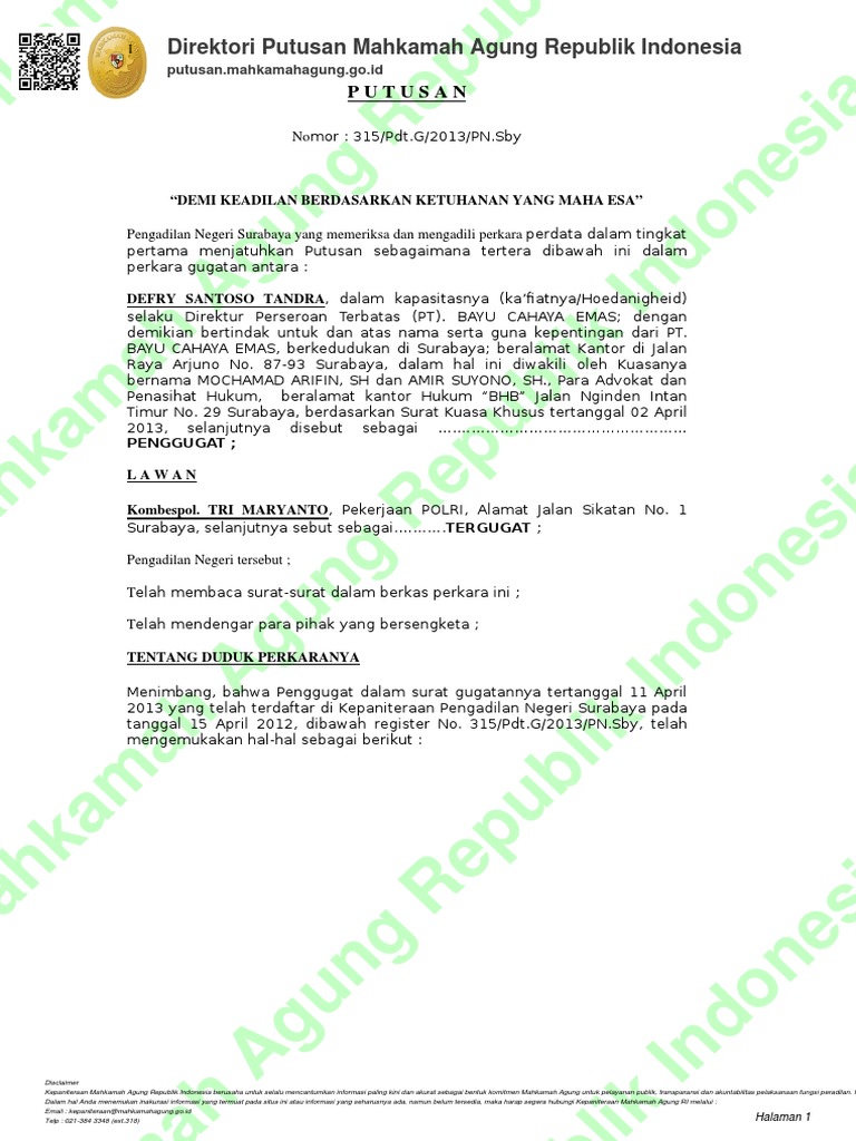 Putusan | PDF