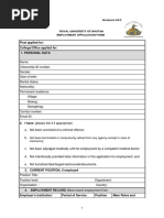 QCHP CV Template | PDF | Law | Science & Mathematics