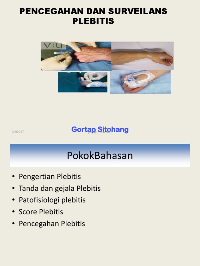 Surveilans Plebitis PDF | PDF