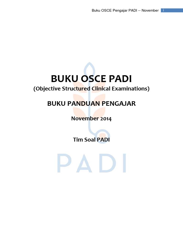 7 Buku Osce Pengajar PDF | PDF