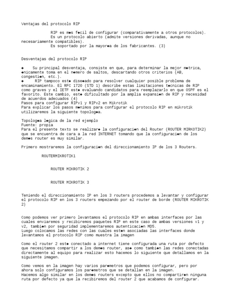 Configuracion Wisp | PDF | Enrutador (Computación) | Arquitectura de ...