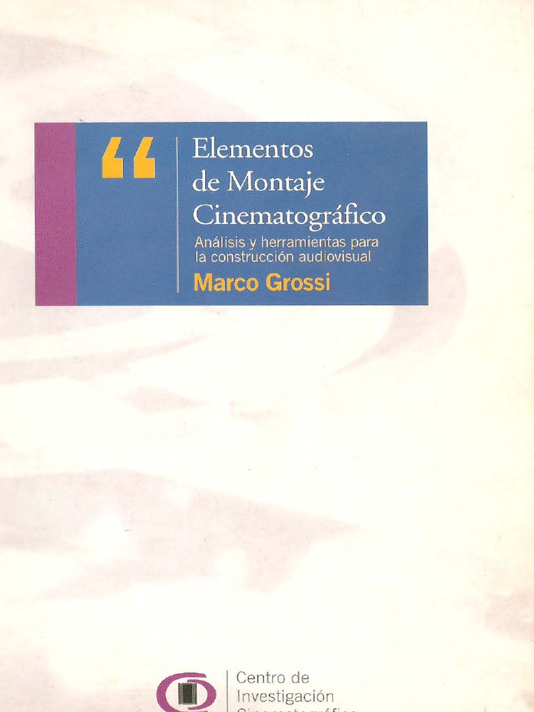 Elementos de Montaje Cinematográfico | PDF
