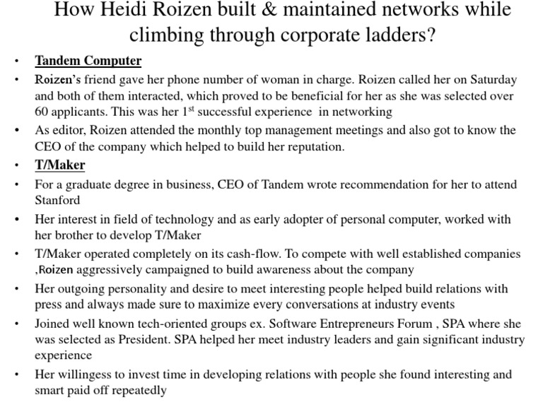 Heidi Roizen v2 | PDF | Computing | Computing And Information Technology