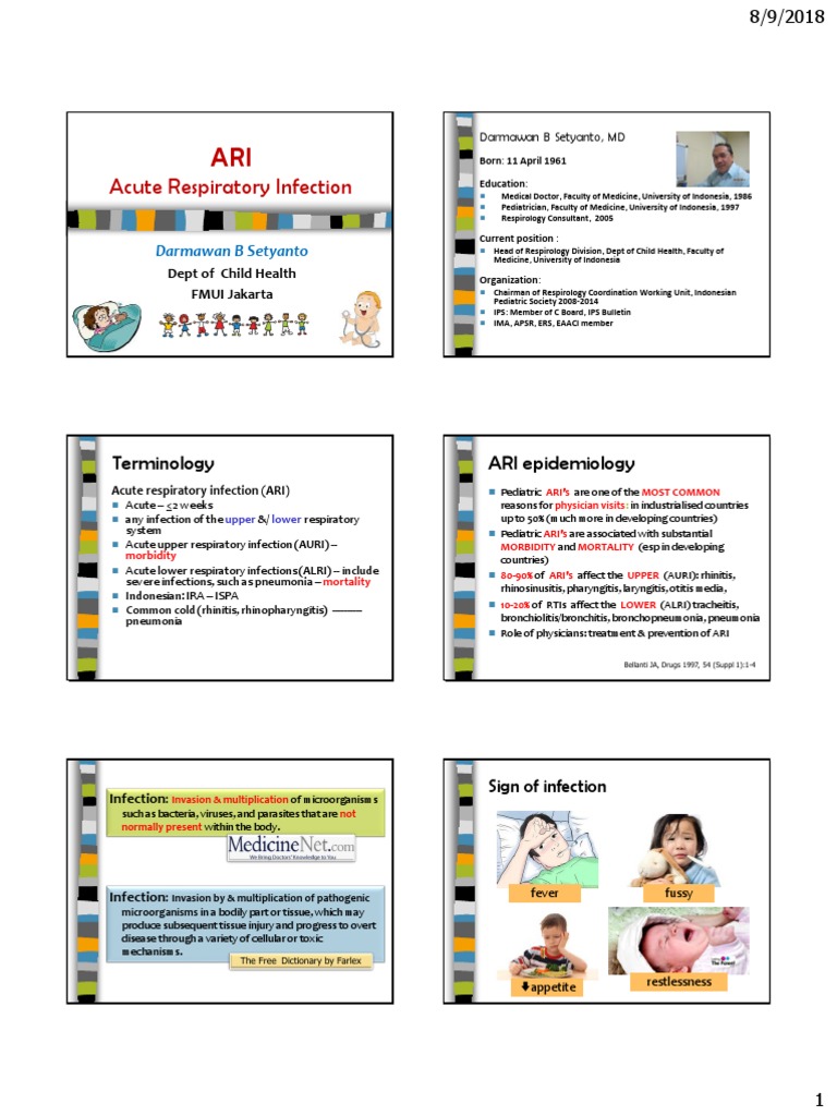 Understanding Acute Respiratory Infection | PDF | Pneumonia | Common Cold