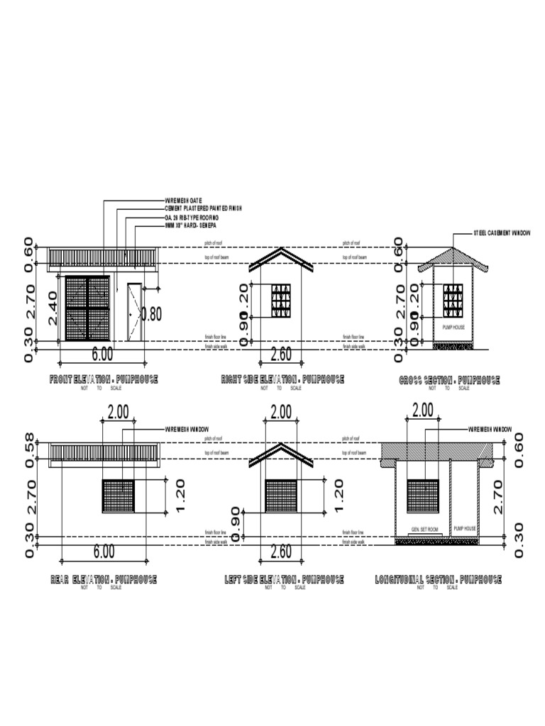 Pump house architectural drawings | PDF | City Of Brisbane | Queensland ...