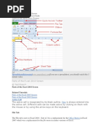 Microsoft Excel - Module 1 - Intro | PDF | Microsoft Excel | Spreadsheet