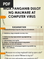 Lesson 2 Epp 4 Aralin 8 Mga Panganib Na Dulot NG Malware at Computer Virus | PDF