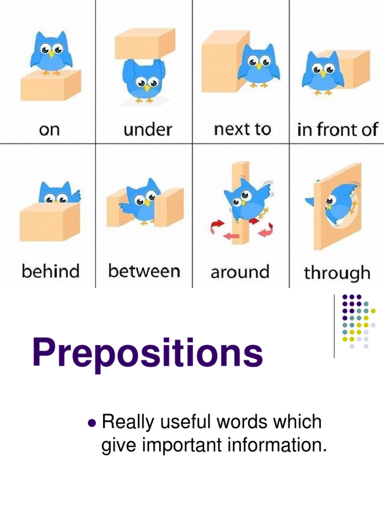 Prepositions | PDF | Preposition And Postposition | Phrase