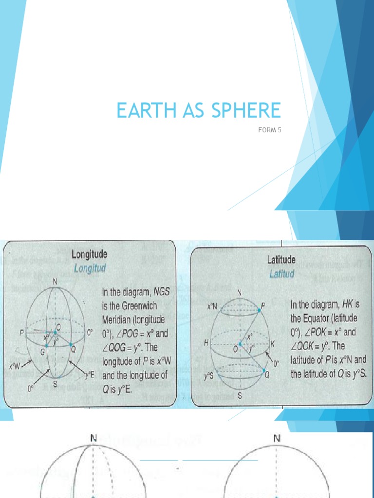 Earth As Sphere: Form 5 | PDF
