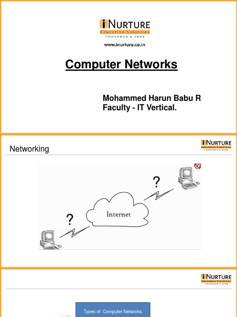 An Overview of Computer Networks: Exploring the Layers of the OSI Model and Common Networking ...