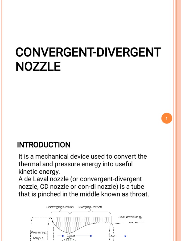 Convergent-Divergent Nozzle | PDF | Dynamics (Mechanics) | Fluid Mechanics