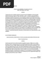 Abstrak Sa Pananaliksik | PDF