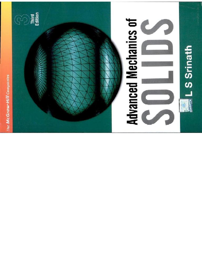 4 LS Srinath - Advanced Mechanics of Solids | PDF