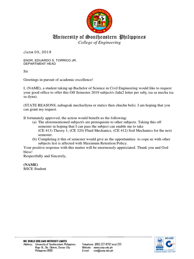 Request for Off Semester Subjects | PDF | Technology & Engineering