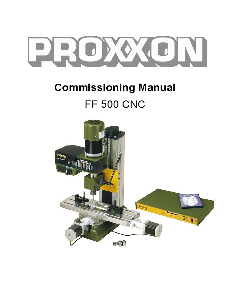 Commissioning Manual: FF 500 CNC | PDF | Numerical Control | Computer Program