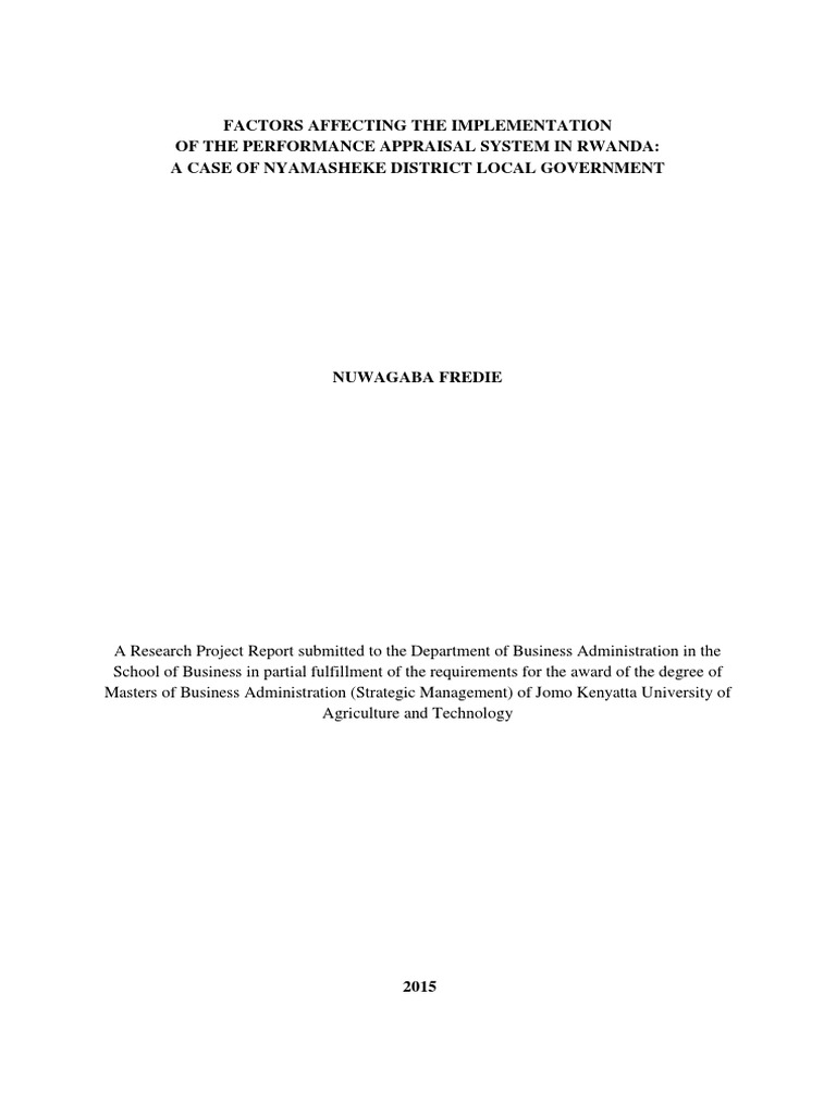 Performance Appraisal Variables | PDF | Goal Setting | Goal