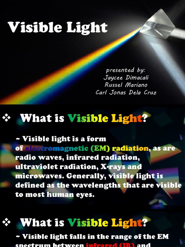 UV Rays Visible Light g3 | PDF | Ultraviolet | Electromagnetic Spectrum