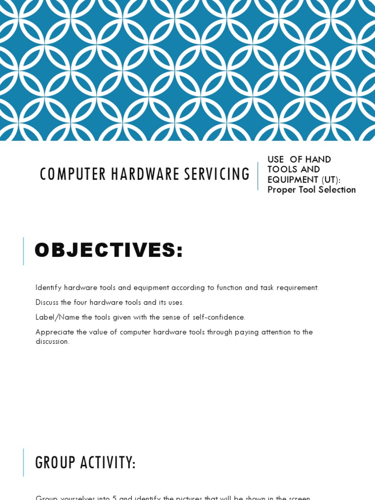 Computer Hardware Servicing | PDF | Electrostatic Discharge ...