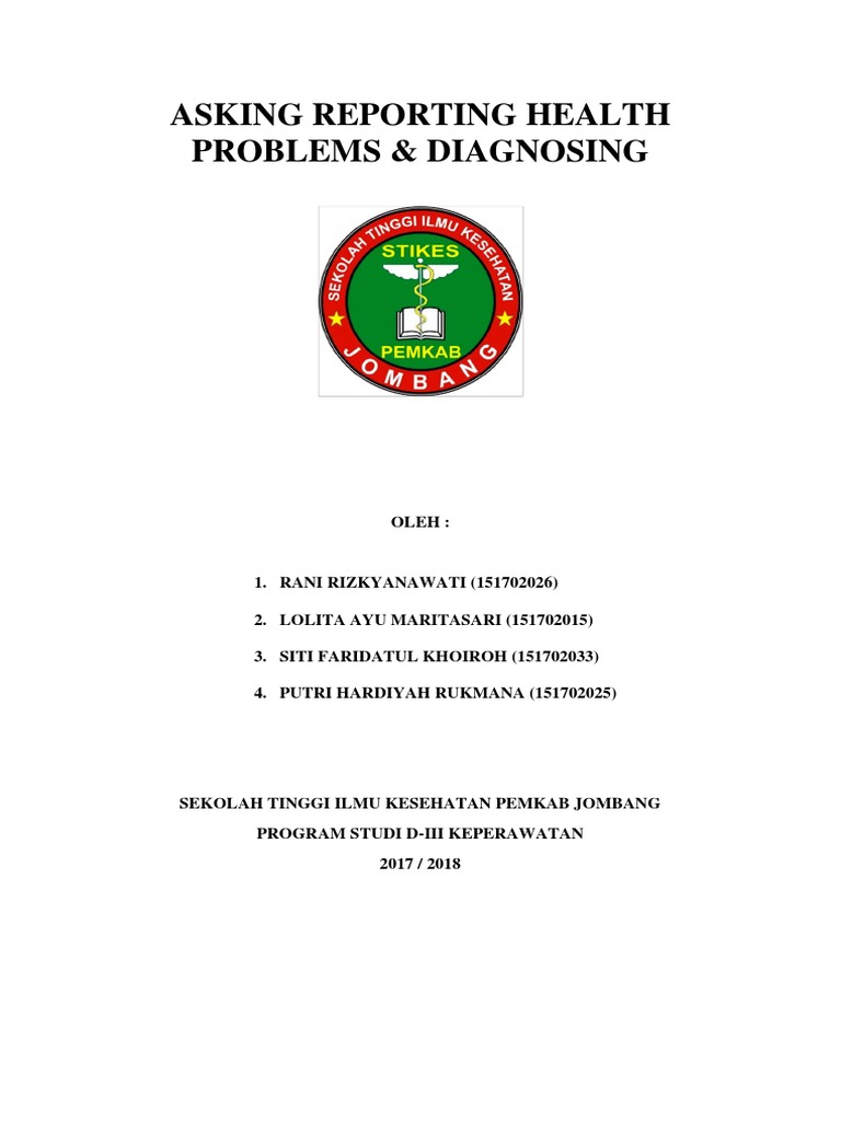 Asking Reporting Health Problems & Diagnosing: Oleh | PDF | Influenza ...