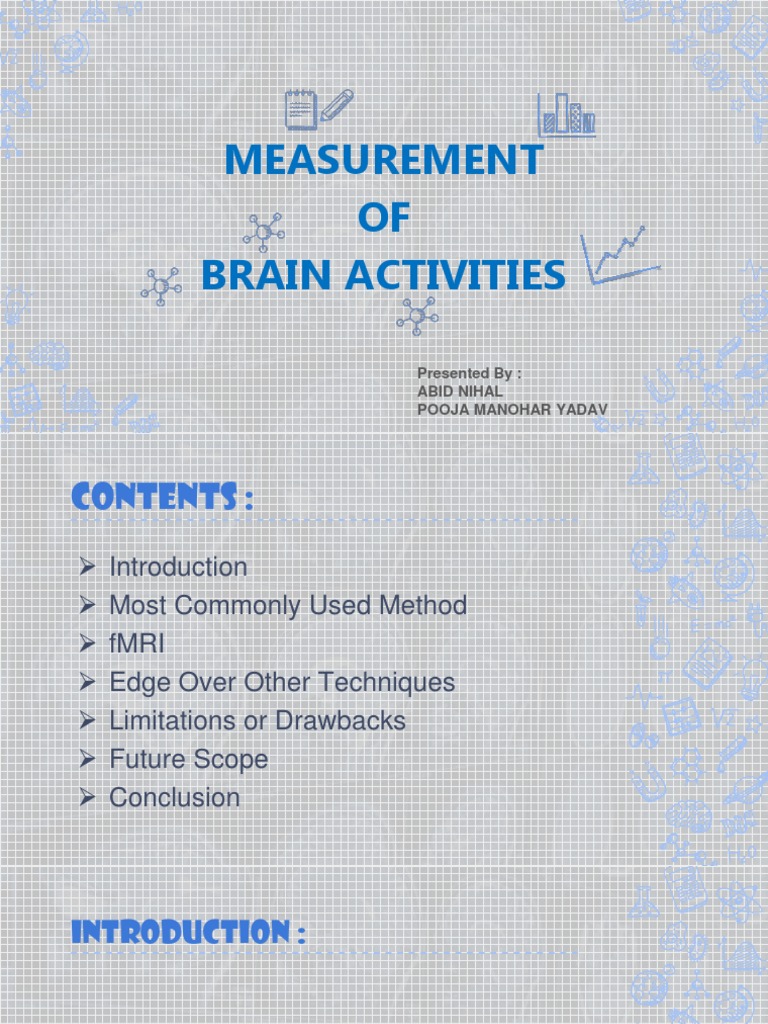 Measurement of Brain Activities | PDF | Computers
