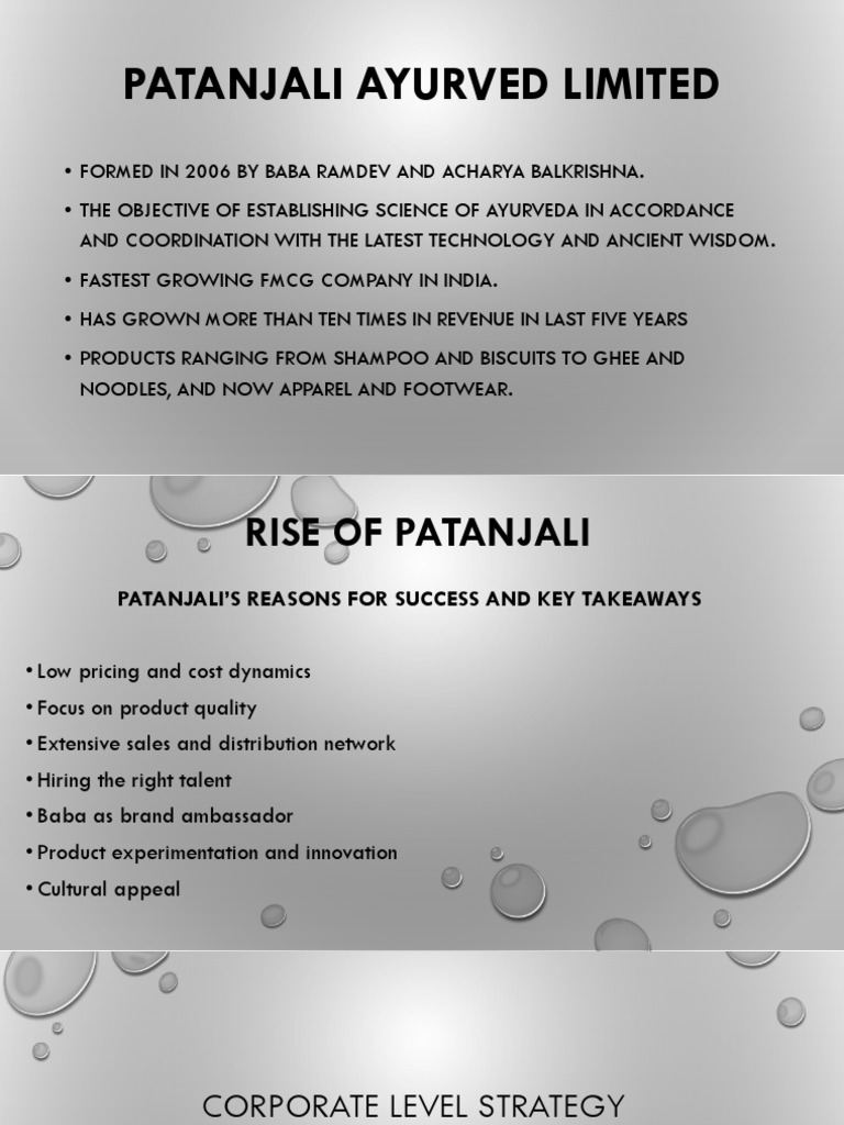 Patanjali | PDF | Strategic Management | Retail