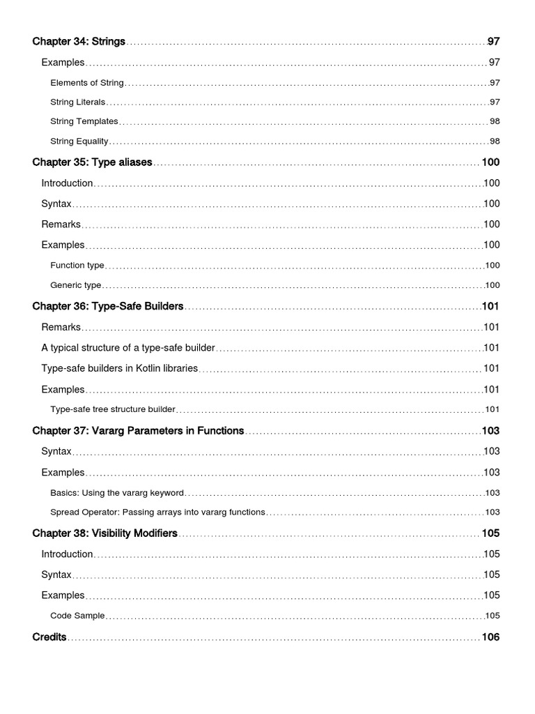 Chapter 34: Strings 97: Examples 97 | PDF