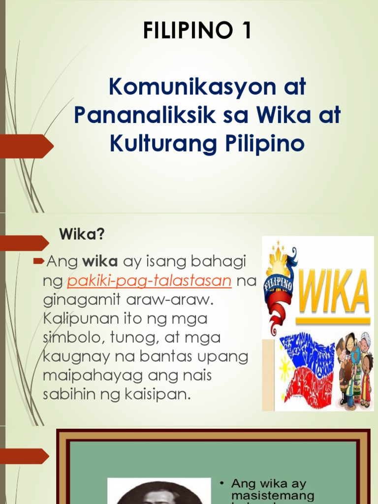 PresentationFilipino 1 | PDF