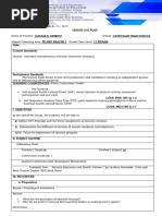 Lesson Plan in Physical Education Grade 11 | PDF | Physical Education ...