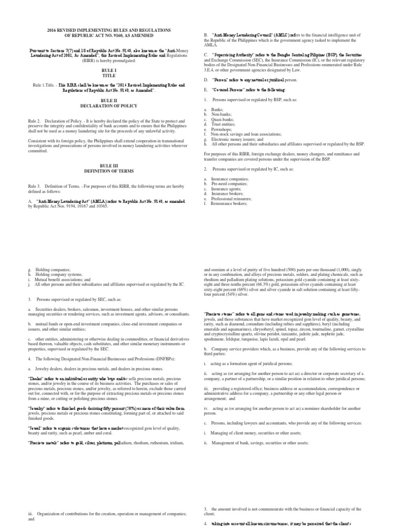 2016 Revised Implementing Rules and Regulations of Republic Act No ...