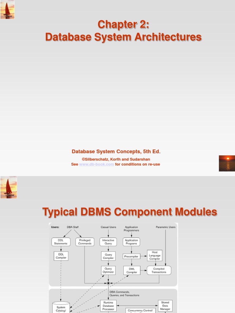 Chapter DBMS Architecture | PDF | Databases | Database Transaction