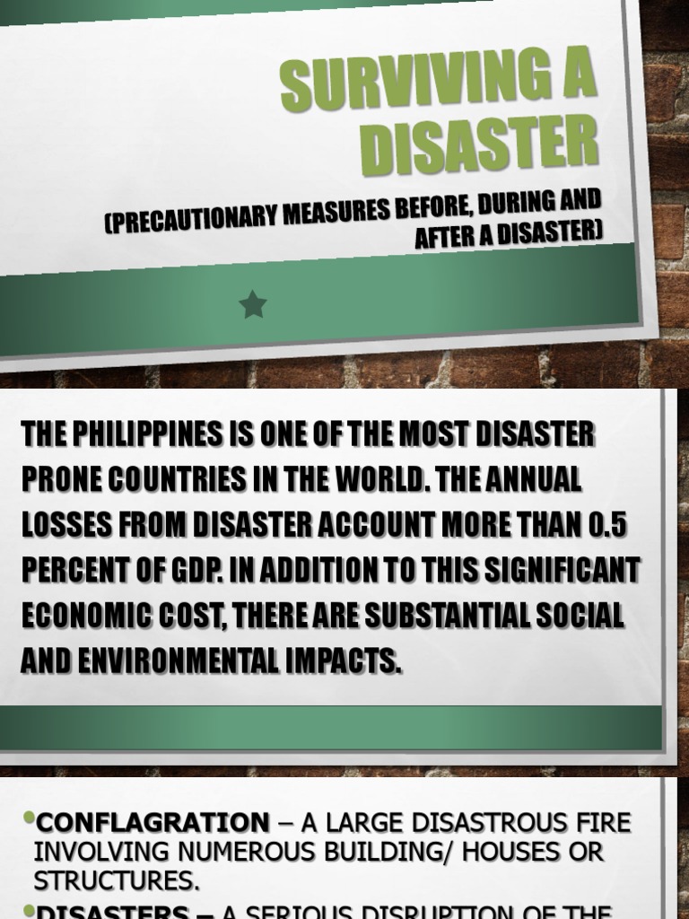Chapter 6 Surviving A Disaster | PDF | Flood | Emergency Management