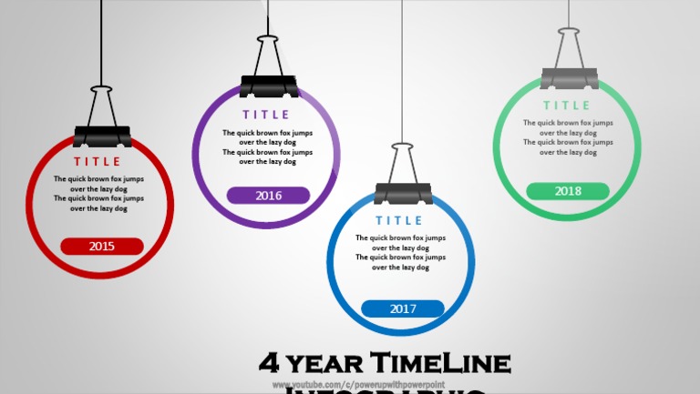 1.create 4 Year CIRCULAR TIMELINE Infographic | PDF
