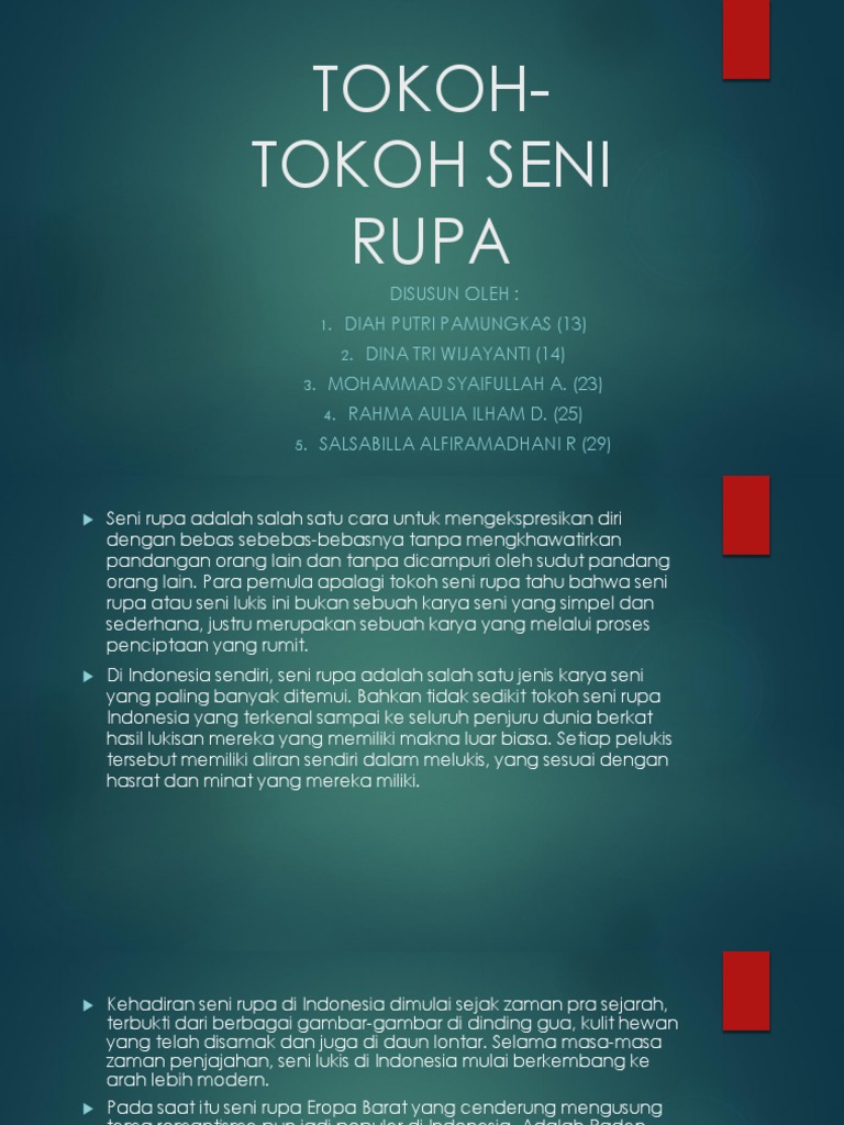 Tokoh-Tokoh Seni Rupa | PDF
