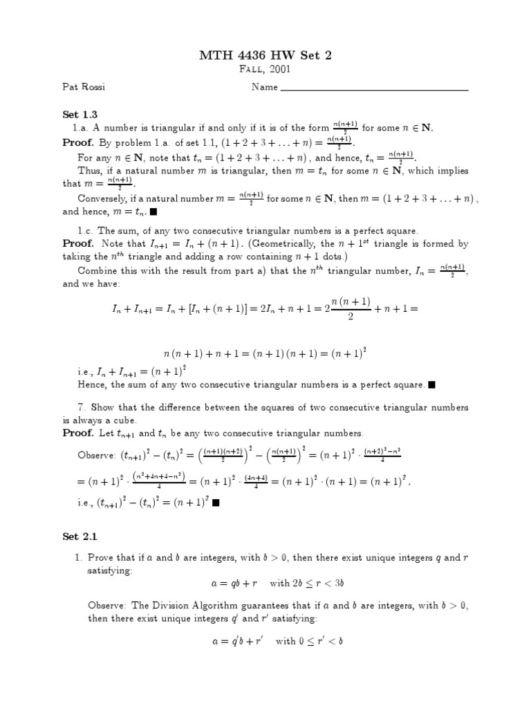 Number Theory | PDF | Arithmetic | Abstract Algebra