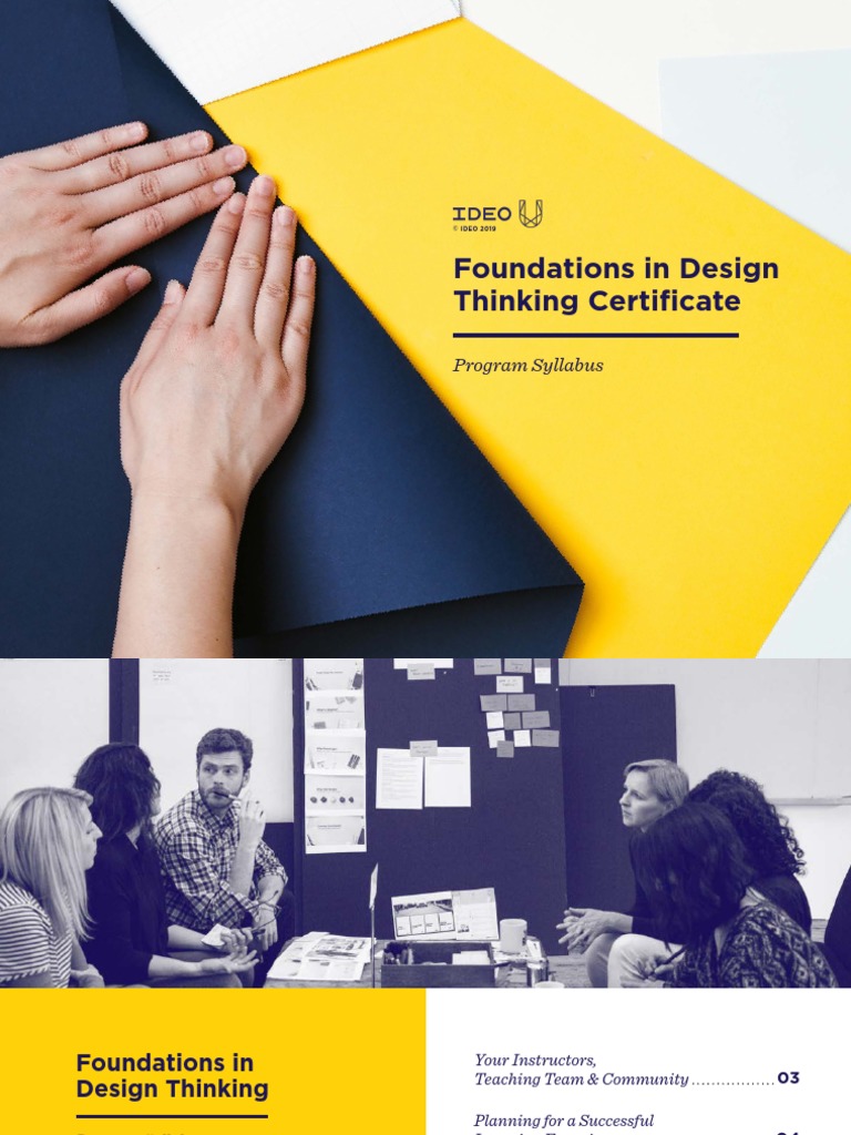 Foundations in Design Thinking Certificate Full Syllabus | PDF | Design Thinking | Empathy