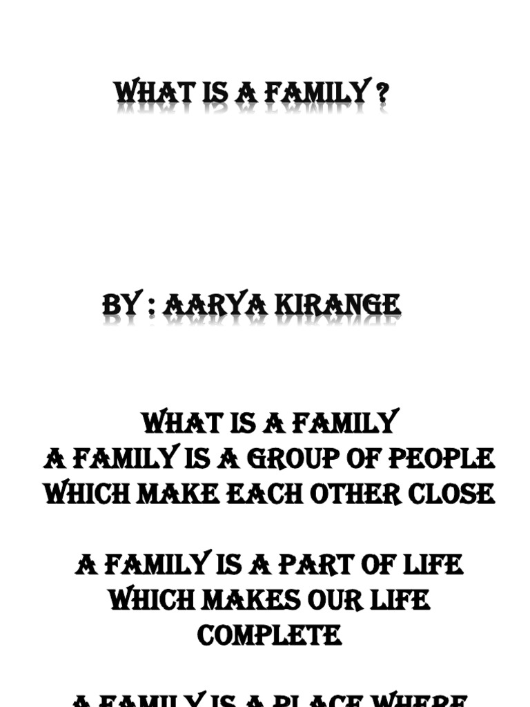 what-is-a-family-pdf