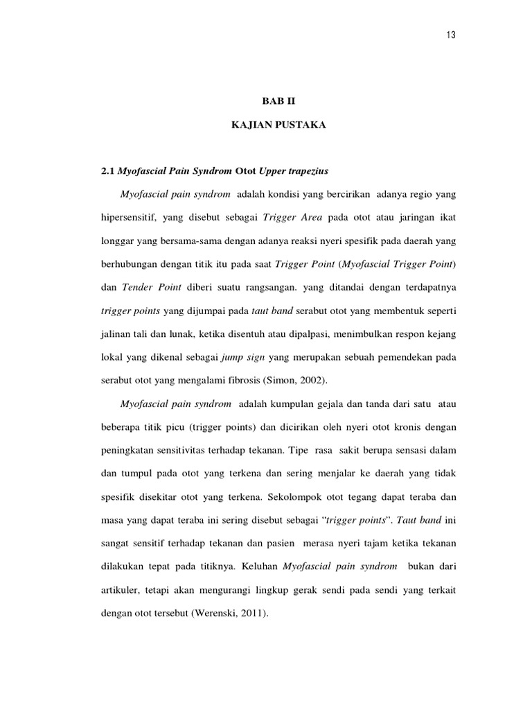 Myofascial Pain Syndrome | PDF | Pengembangan Diri | Sains & Matematika