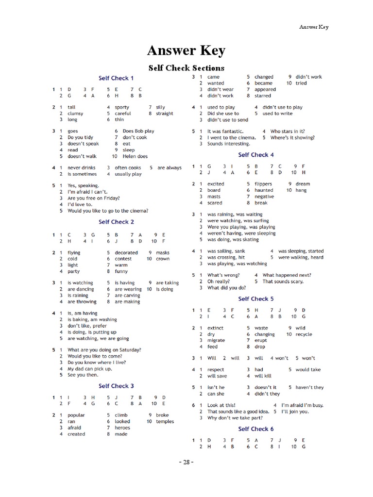 2 Answer Key PDF | PDF