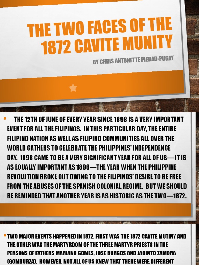 THE-TWO-FACES-OF-THE-1872-CAVITE-MUNITY.pptx | Philippines | Violence