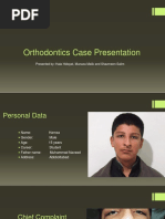 Orthodontic Case Presentation | PDF | Facial Features | Dental Anatomy