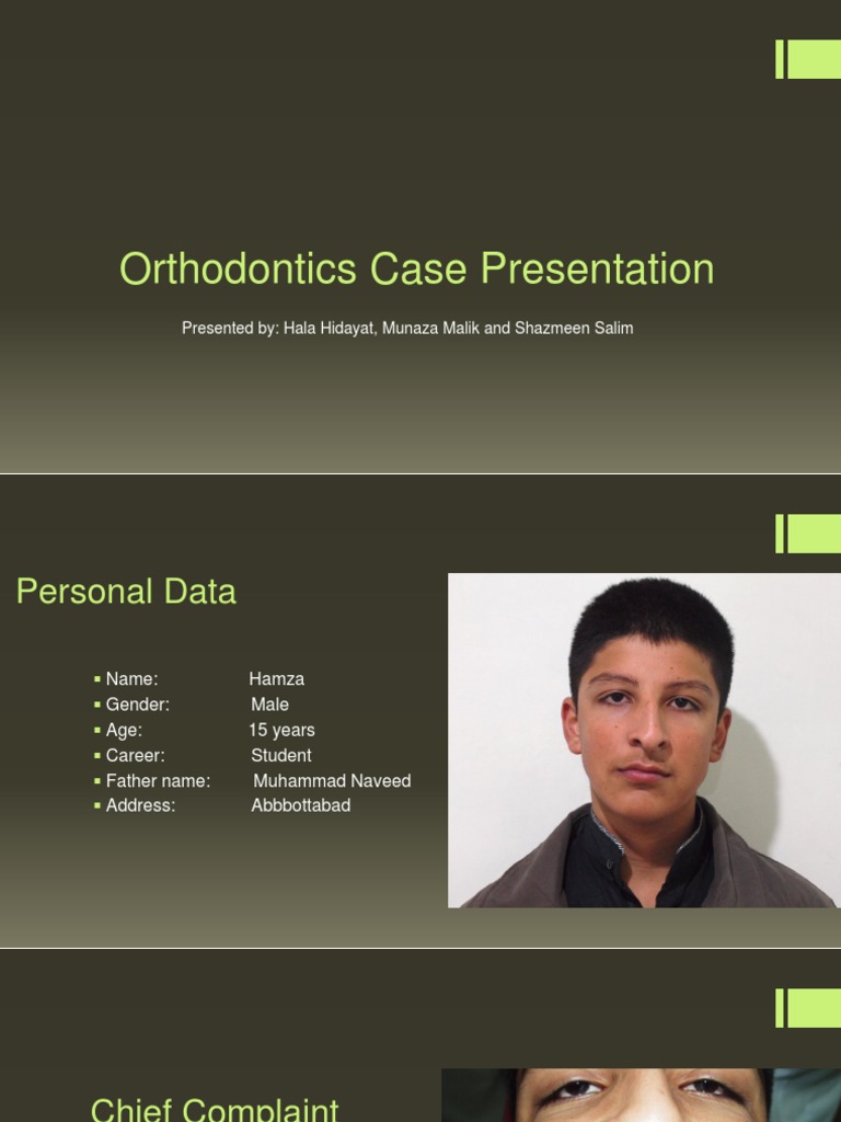 Ortho Case | PDF | Dentistry | Human Head And Neck