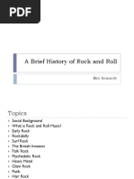 History of Rock and Roll Music | PDF | Rock Music | Rock And Roll